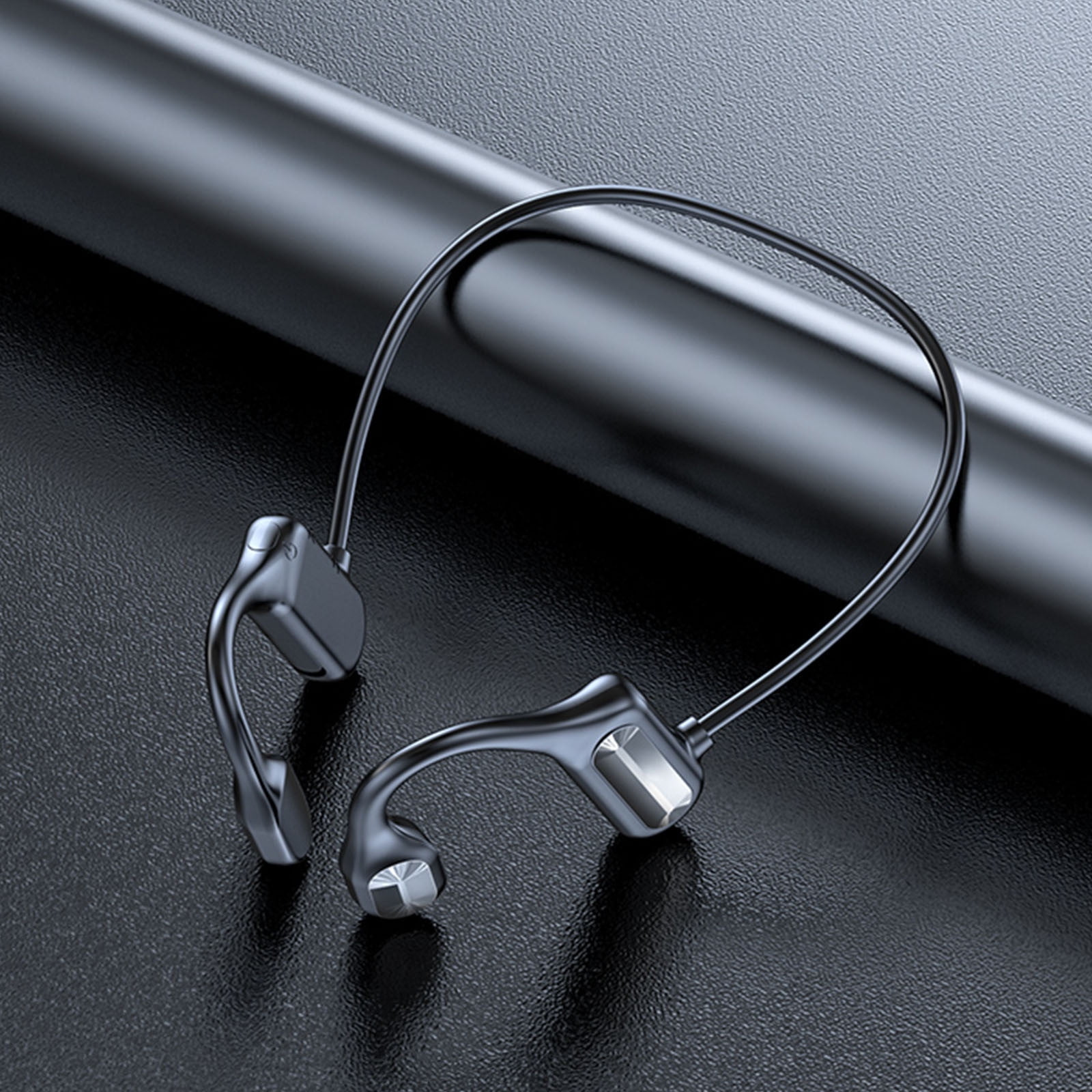 Hwkond Bone Conduction Headphones, Bluetooth 5.2 Open-Ear, Wireless ...