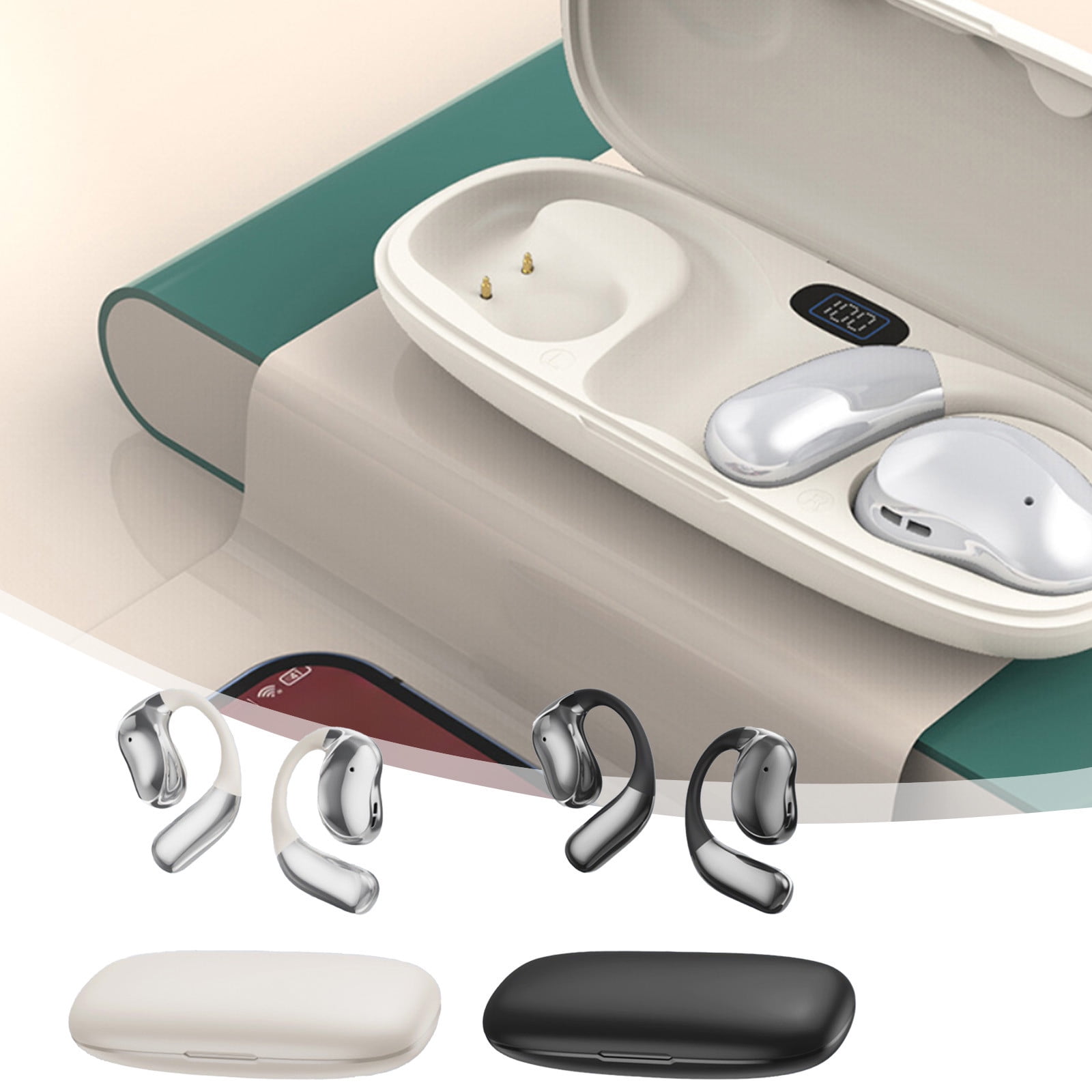 Bluetooth Earbuds, True Wireless Stereo, High Capacity Battery, Noise ...