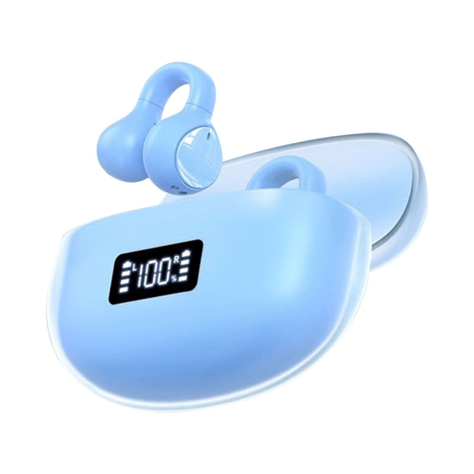 Bluetooth Earphone Clip Type Non In Ear 5.3 Ultra Long Range Wireless ...