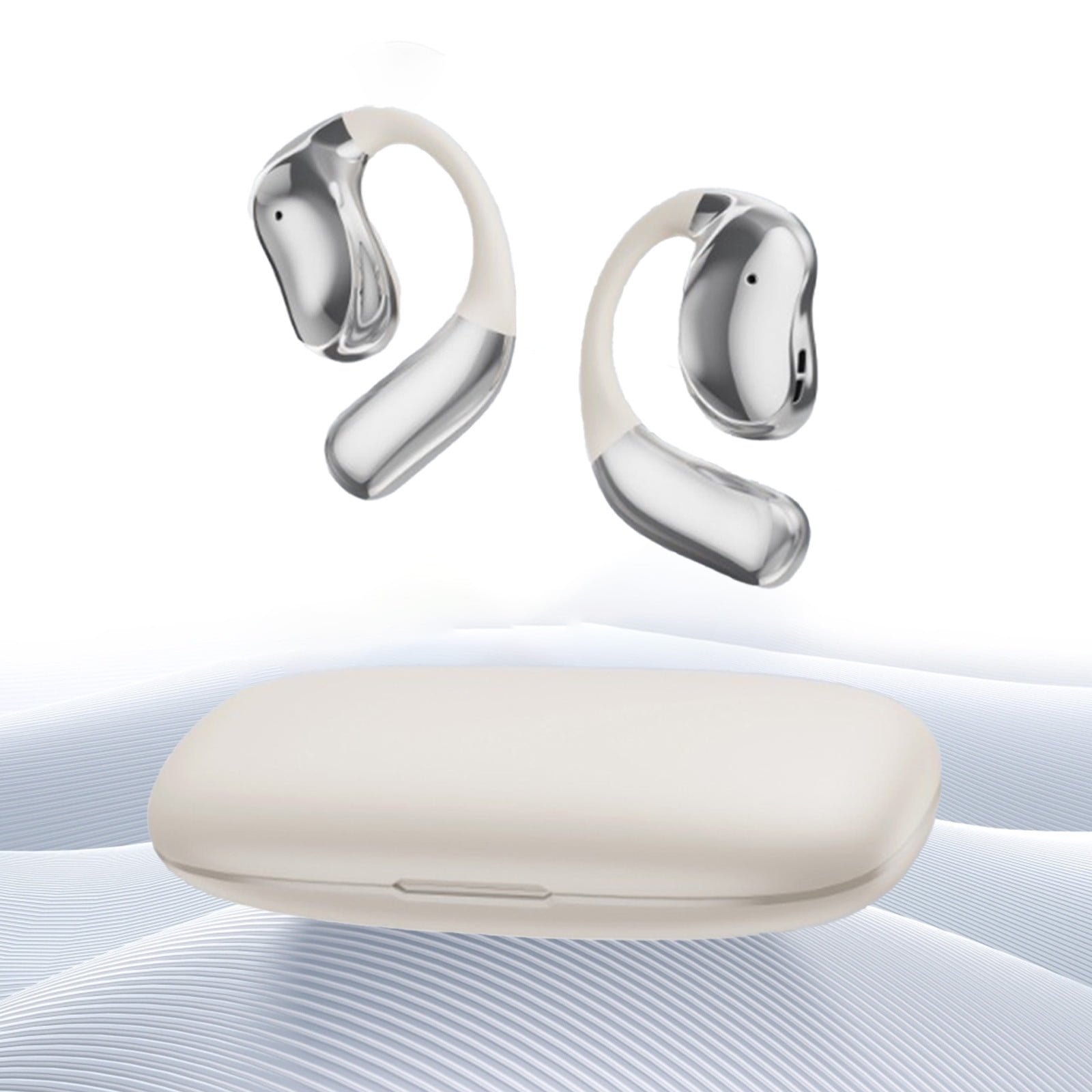 Bluetooth Earphone, Hanging Ear True Wireless High Battery Low Latency ...
