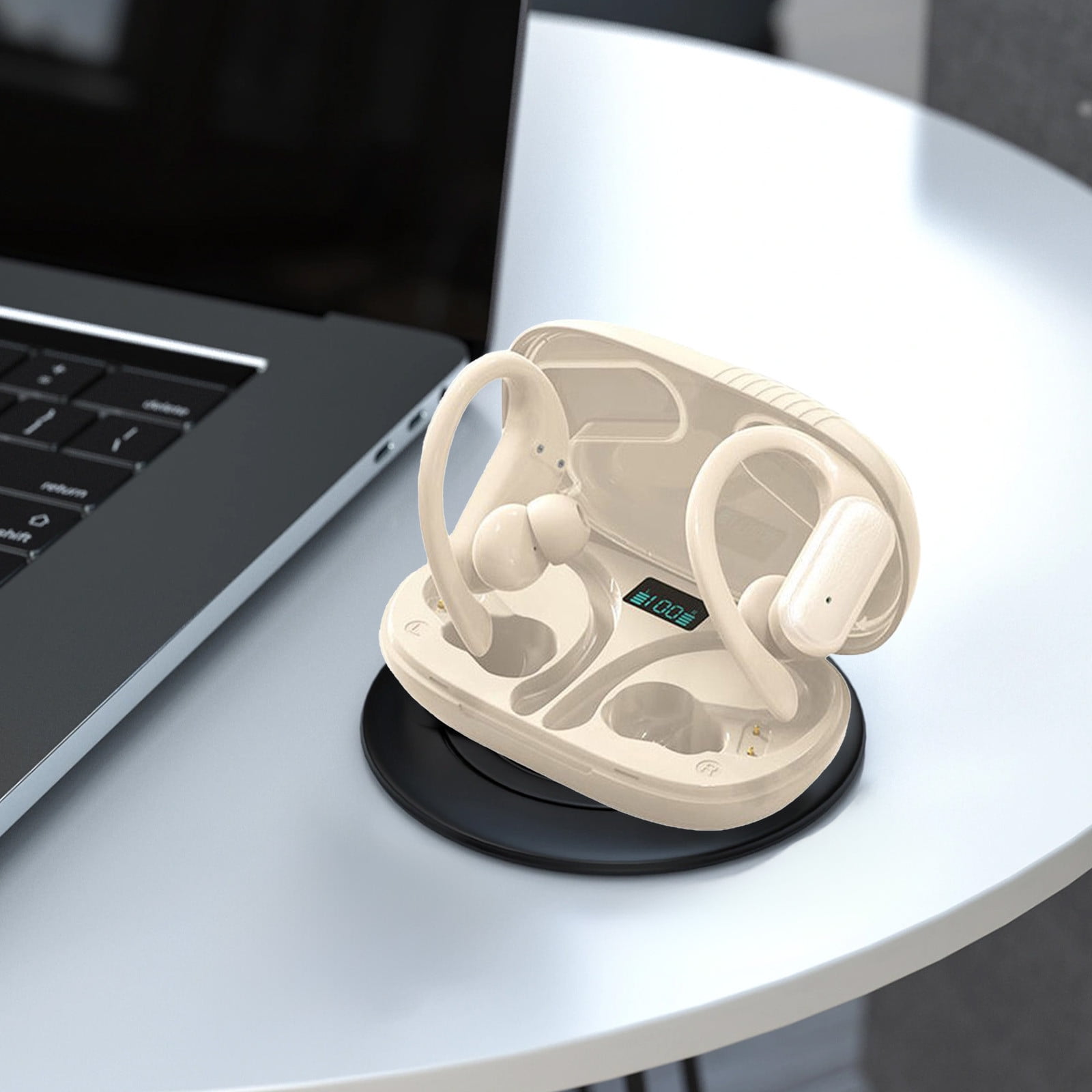 Bluetooth Earphone, Hanging Ear True Wireless High Battery Low Latency ...