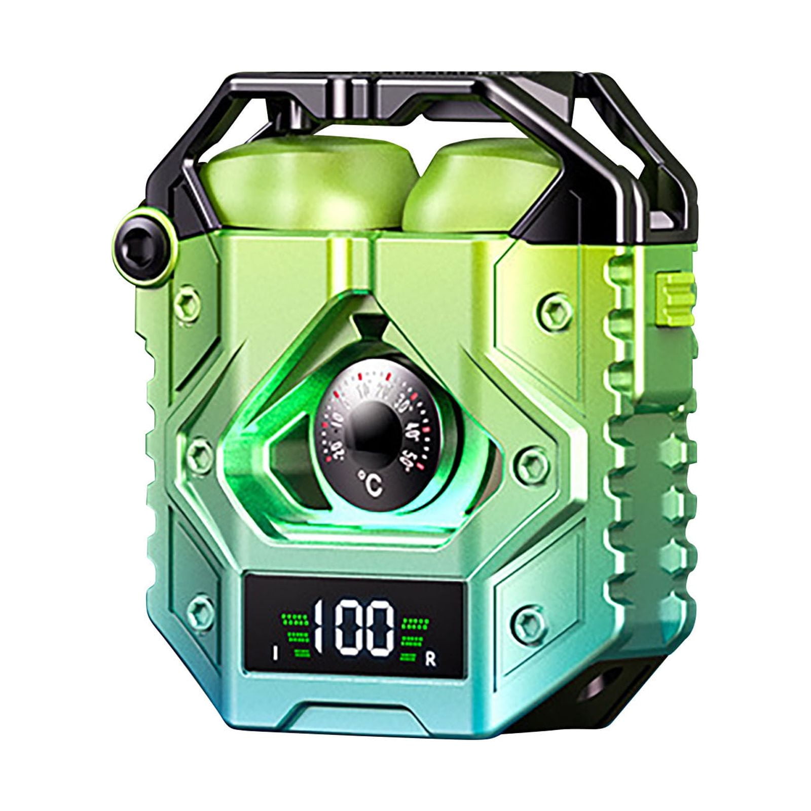 Bluetooth Earphones, Ear Metal Space Capsule, Lighter Style Open Cover ...