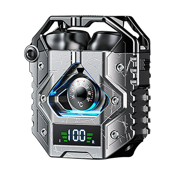 Bluetooth Earphones Kadlawus Bluetooth Earphones, Dual Ear Metal Space ...