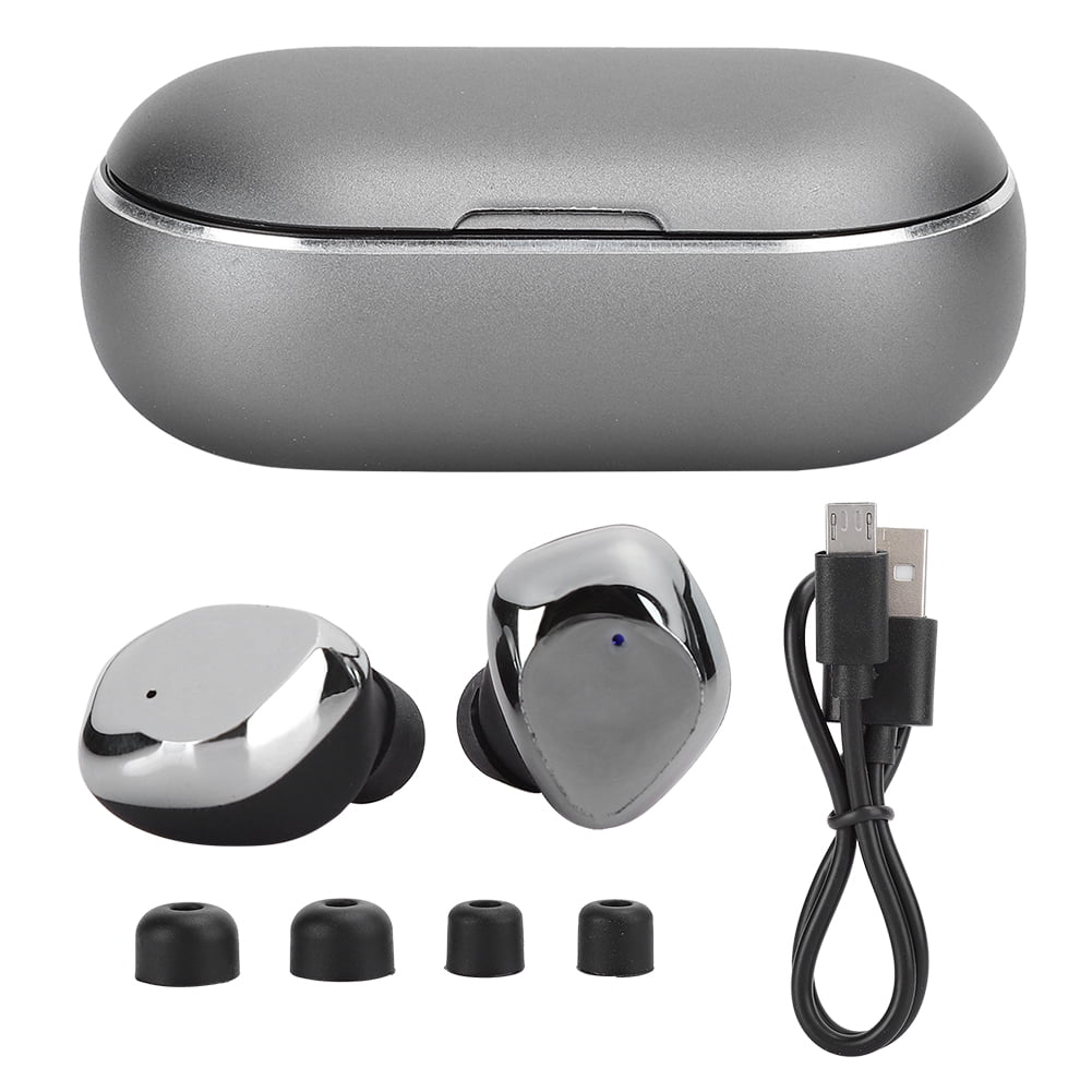 Bluetooth Earphones Metal TWS Waterproof 5.0 Wireless Ear Headphones ...