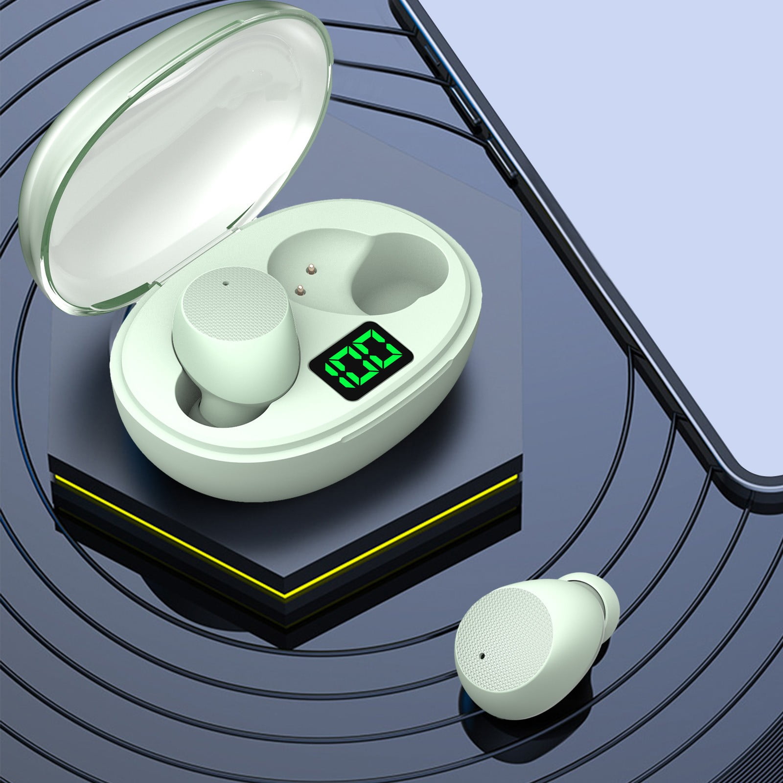 Bluetooth Earphones Wireless Headset, Noise Cancelling with Microphone ...