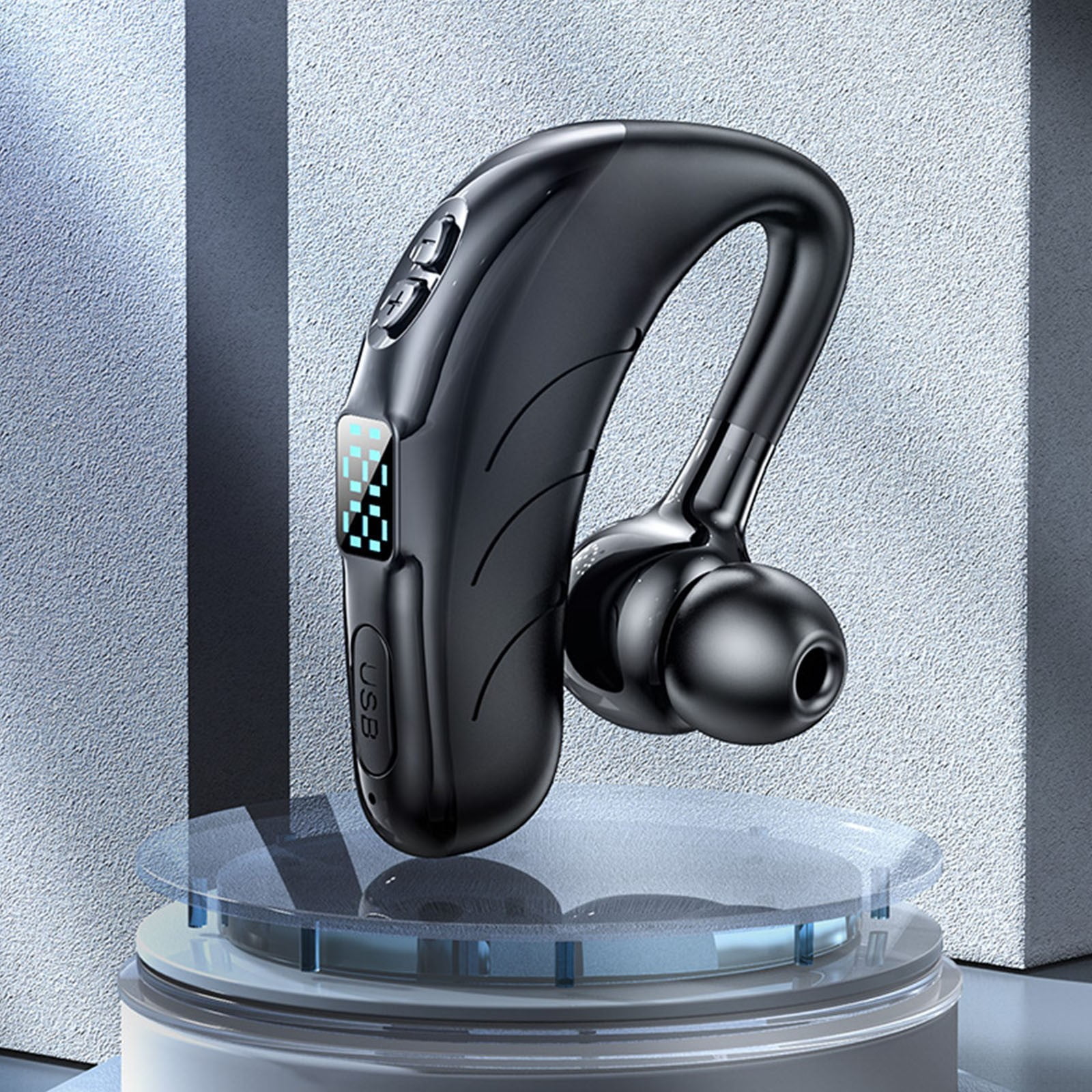 Bluetooth Earpiece, Bluetooth 5.2 Earpiece with 20H Talking Time Built ...