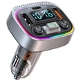 Bluetooth FM Car Transmitter, PD 30W &QC 3.0 18W Dual Fast Charging ...