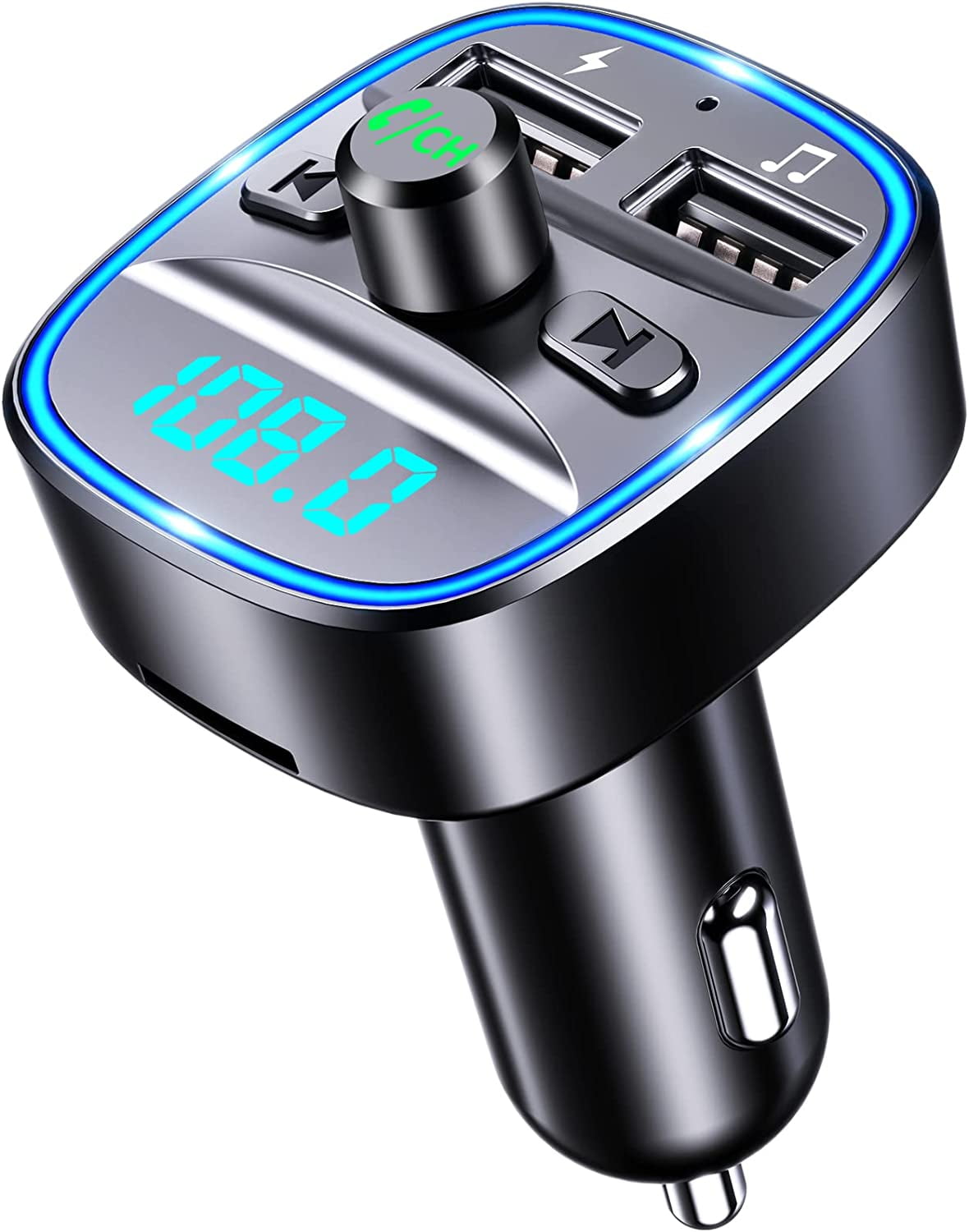 Bluetooth FM Transmitter, Bluetooth 5.0 Car Radio Adapter MP3 Player ...