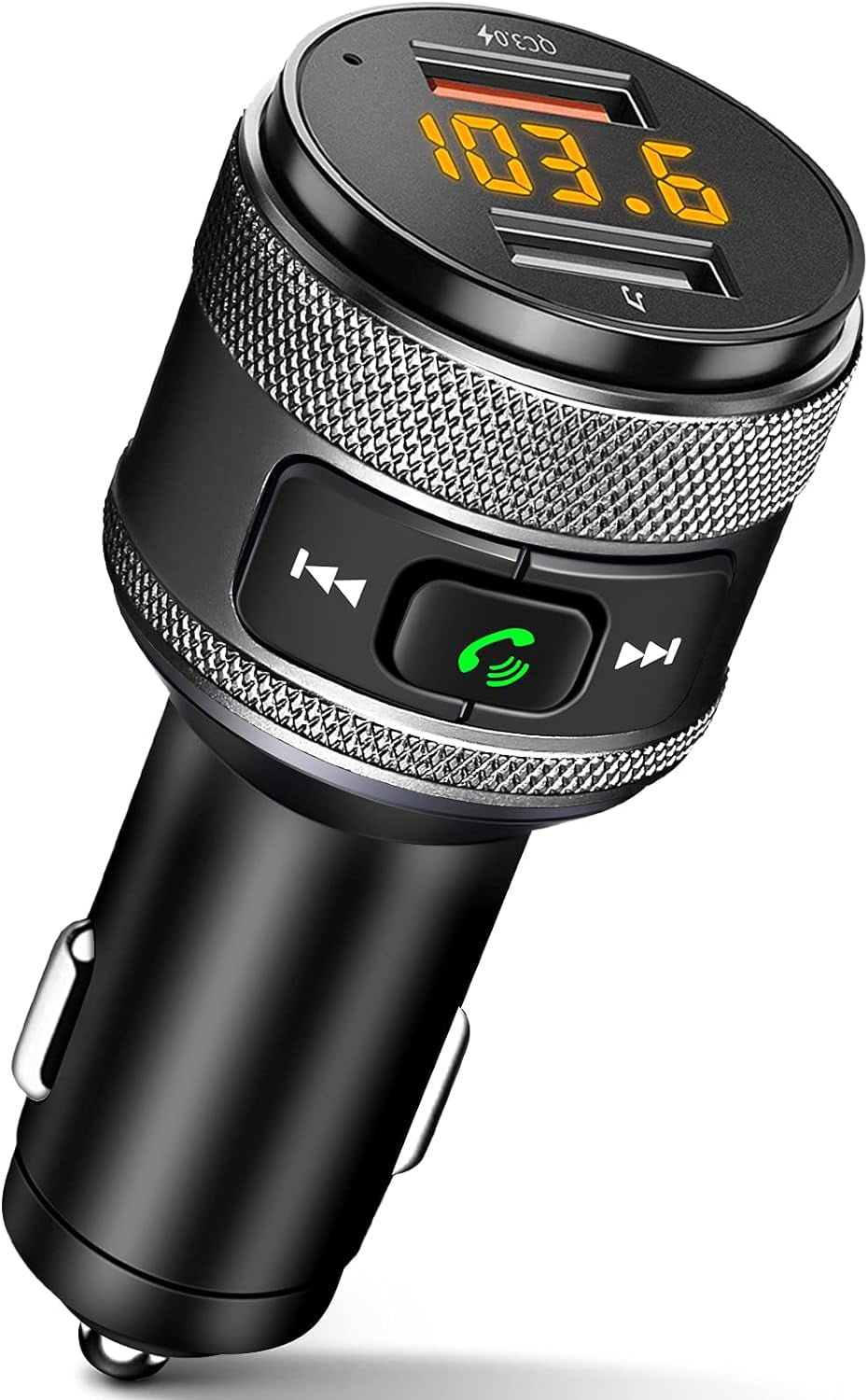 Bluetooth FM Transmitter for Car, QC3.0 Wireless Bluetooth FM ...