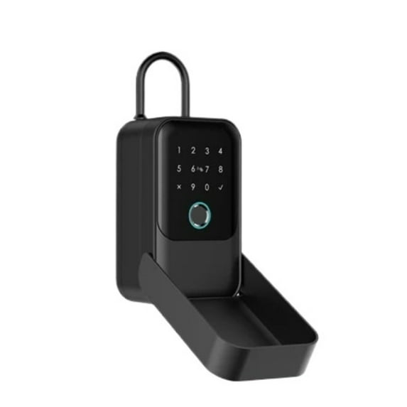 Bluetooth Fingerprint Key Safe Waterproof Key Storage Lock Box Password ...