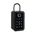Bluetooth Fingerprint Key Safe Waterproof Key Storage Lock Box Password ...