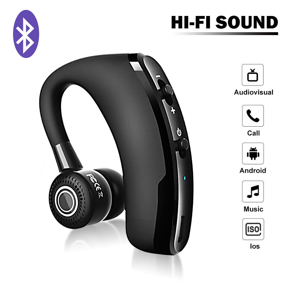 Bluetooth Headphone, Handsfree Call Earpiece Wireless Noise Cancelling ...
