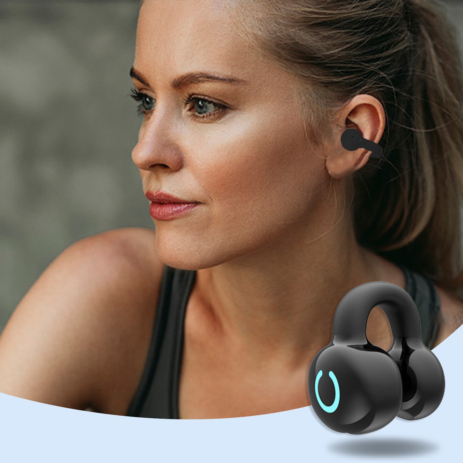 Bluetooth Headphone Mini True Wireless Headphones Version 5.3 Sports ...