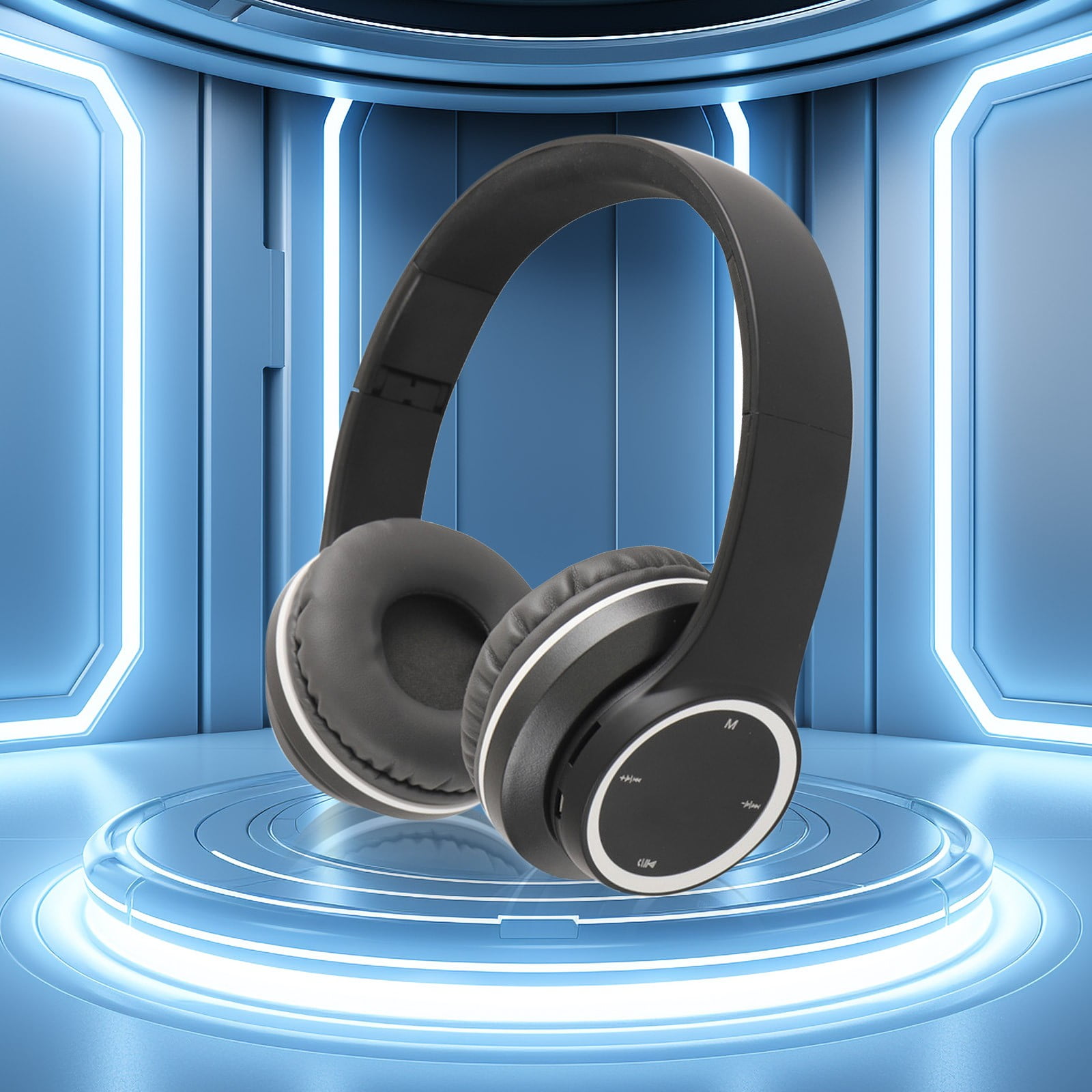 Bluetooth Headphones, 120H Playtime Headphones Wireless Bluetooth with ...