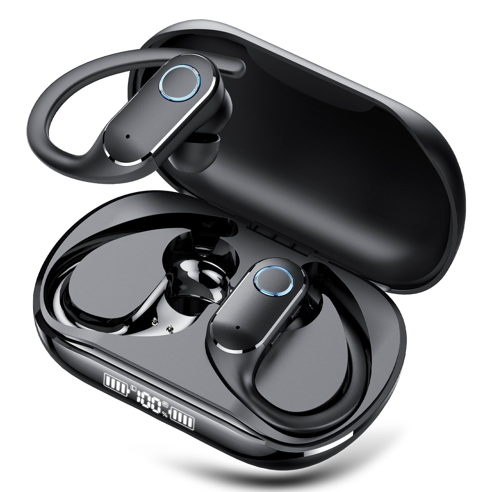 Bluetooth Headphones 5.4, Over-Ear Headphones Built-in 4 ENC Mics ...