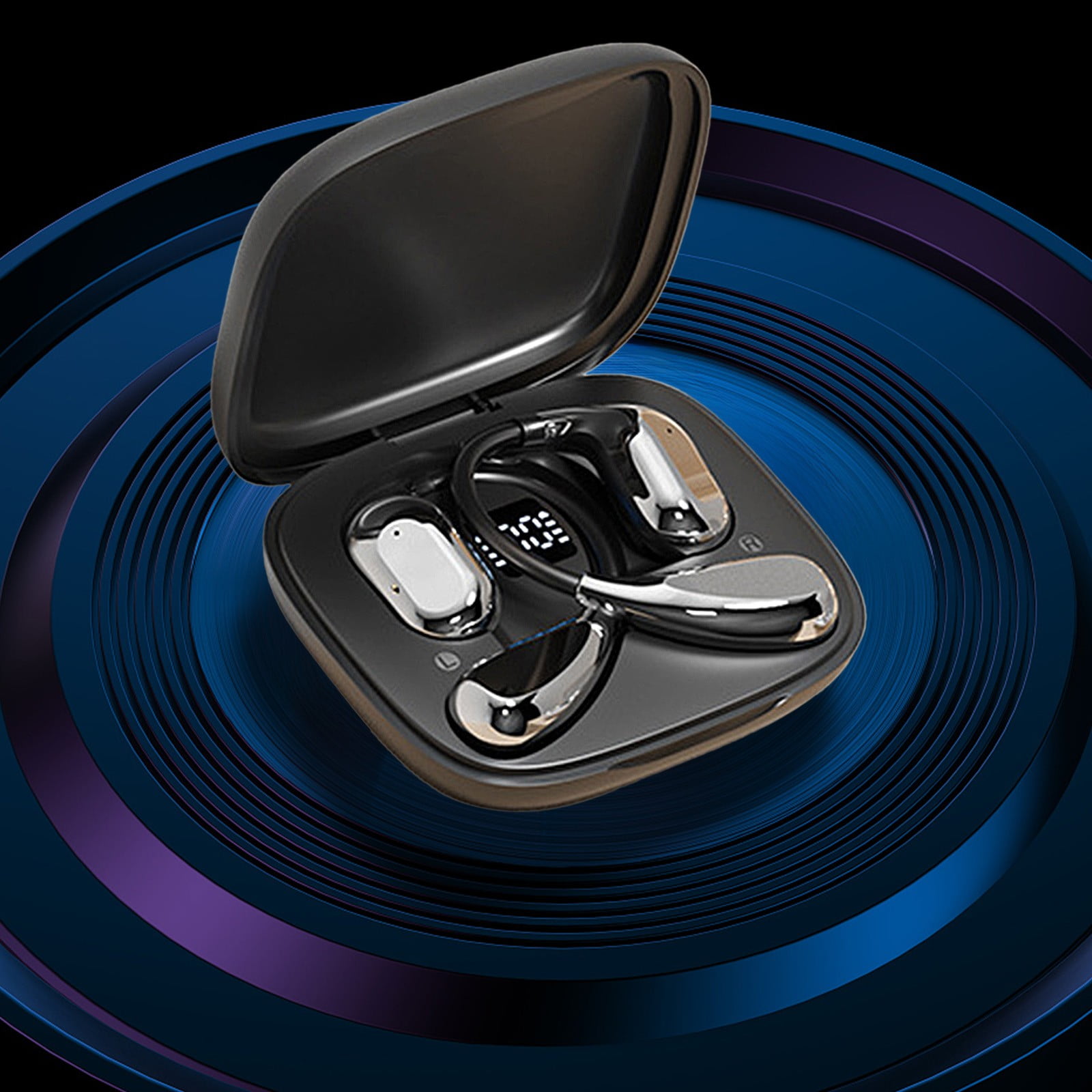 Bluetooth Headphones Bluetooth 5.4 Wireless Earphones Hanging HiFi ...