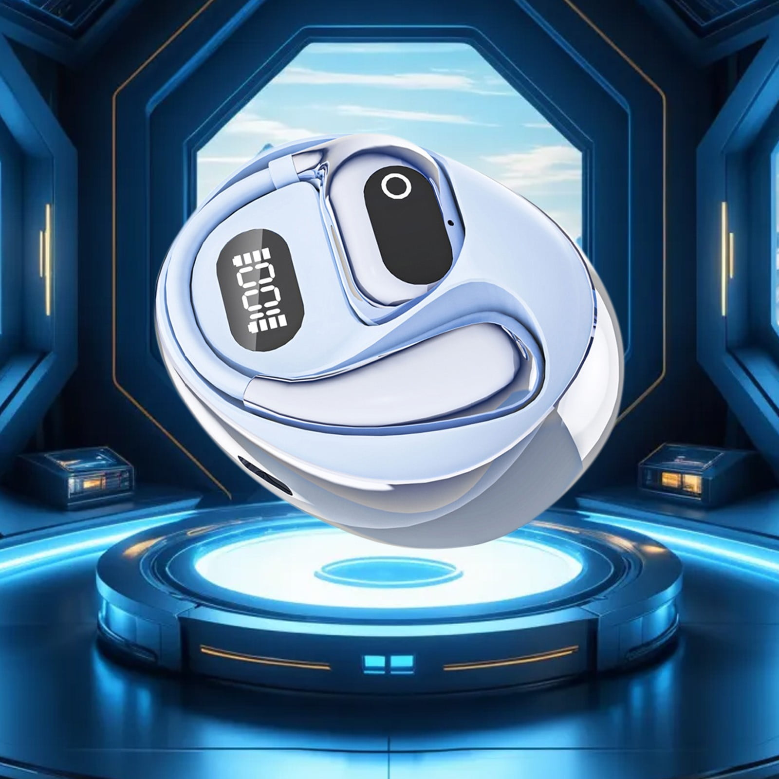 Bluetooth Headphones Bluetooth 5.4 Wireless Earphones Hanging The Ear ...