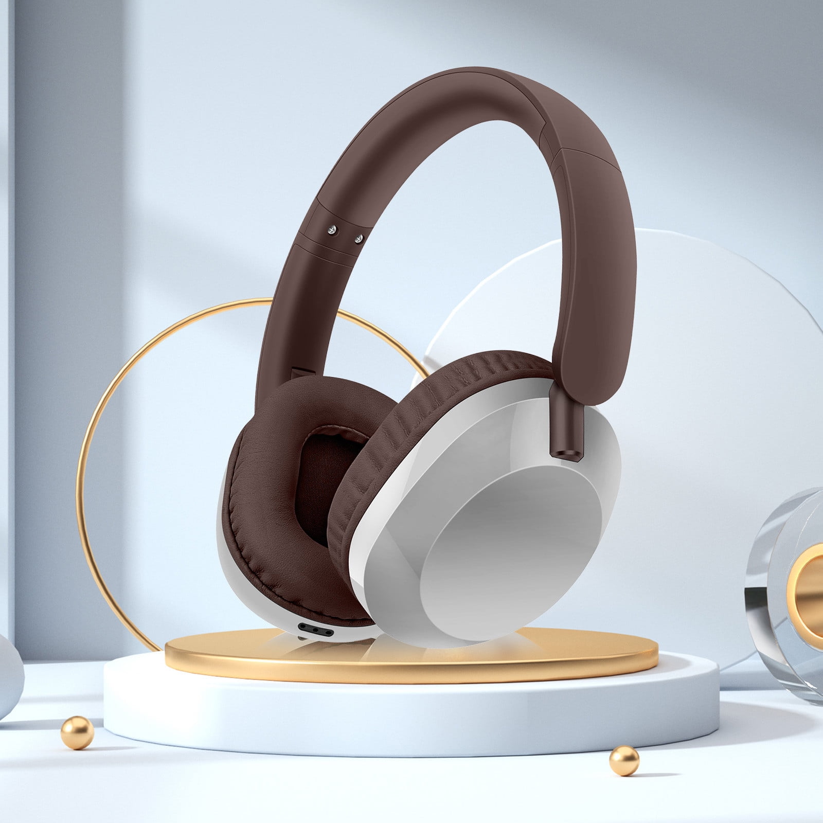 Bluetooth Headphones Over Ear, Long Playtime Wireless Headphones with ...