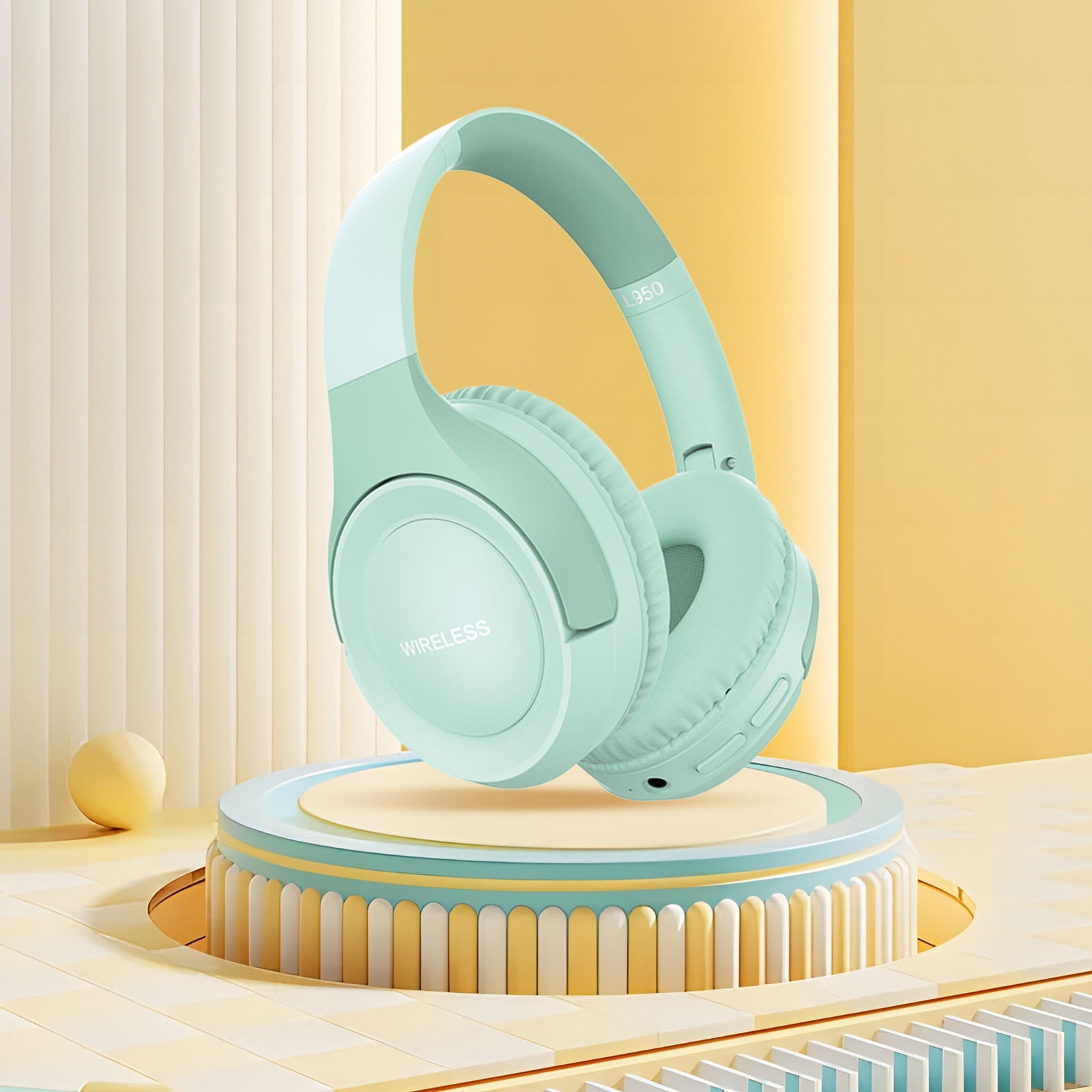 Bluetooth Headphones Over Ear, 6S Wireless Headphones Wired with 6 EQ Modes, 40 Hours Playtime ...