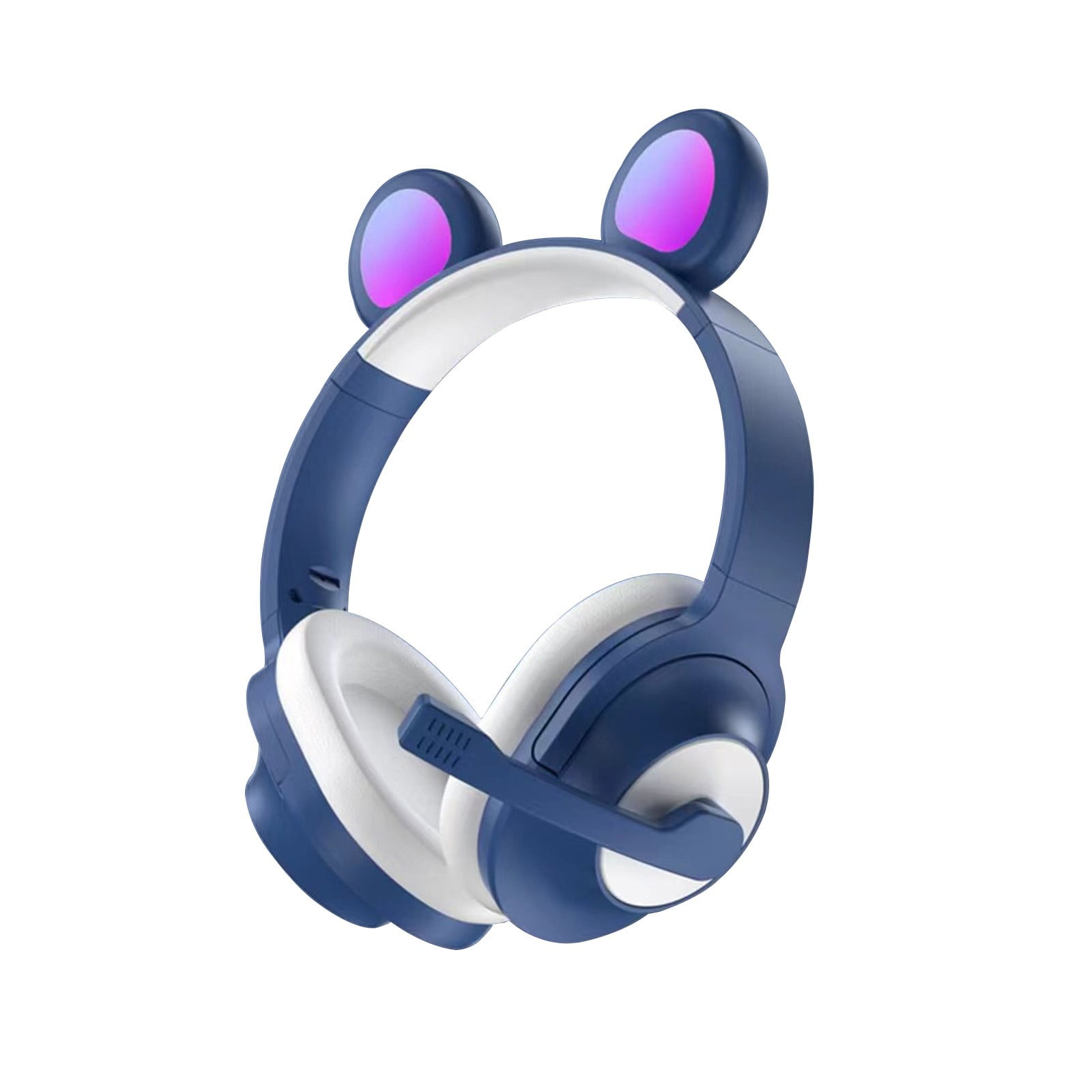 Bluetooth Headphones Over Ear, Cartoon Cat Ear Wireless Headphones ...