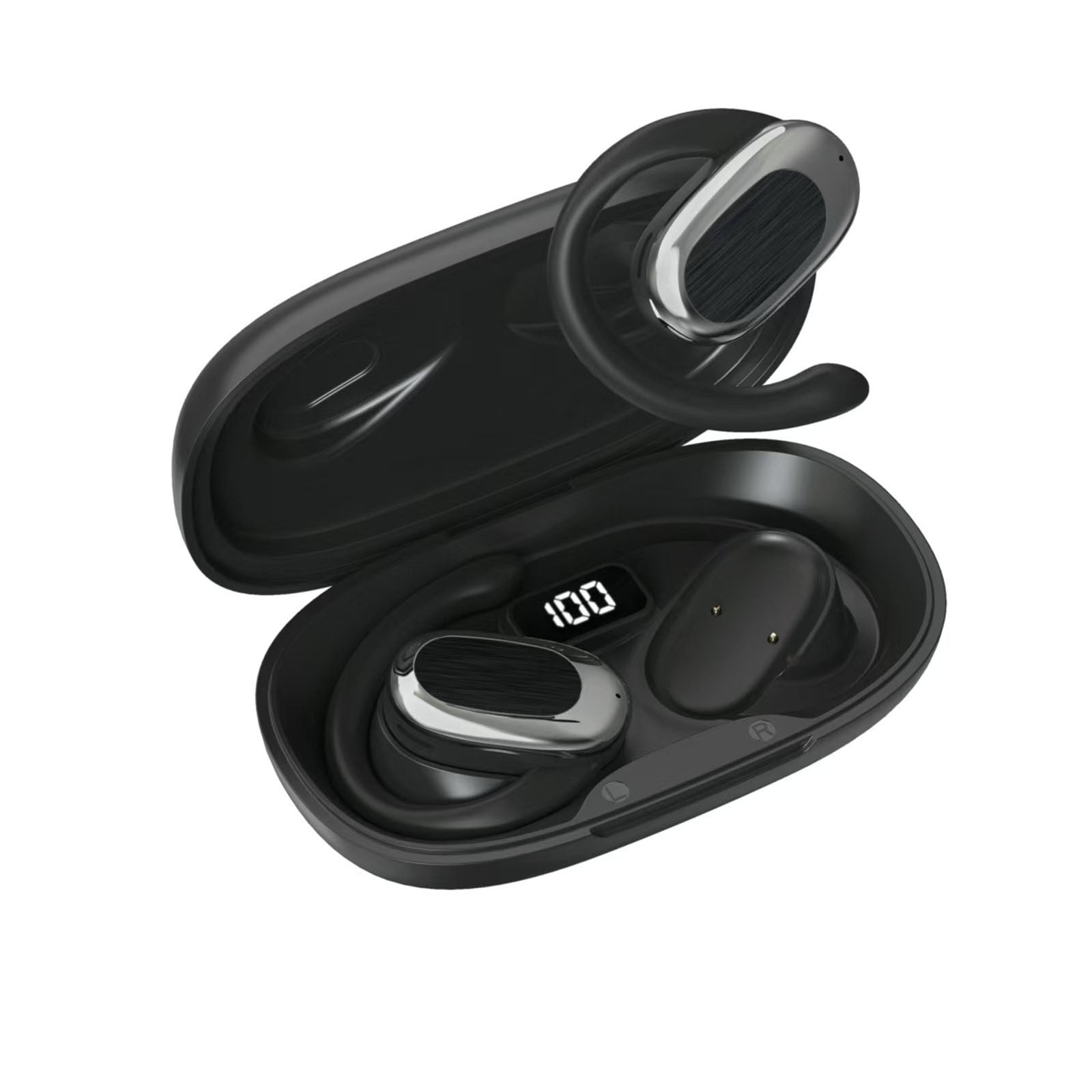 Bluetooth Headphones Qwtwty Wireless Bluetooth Headset New OWS Ear-hook ...