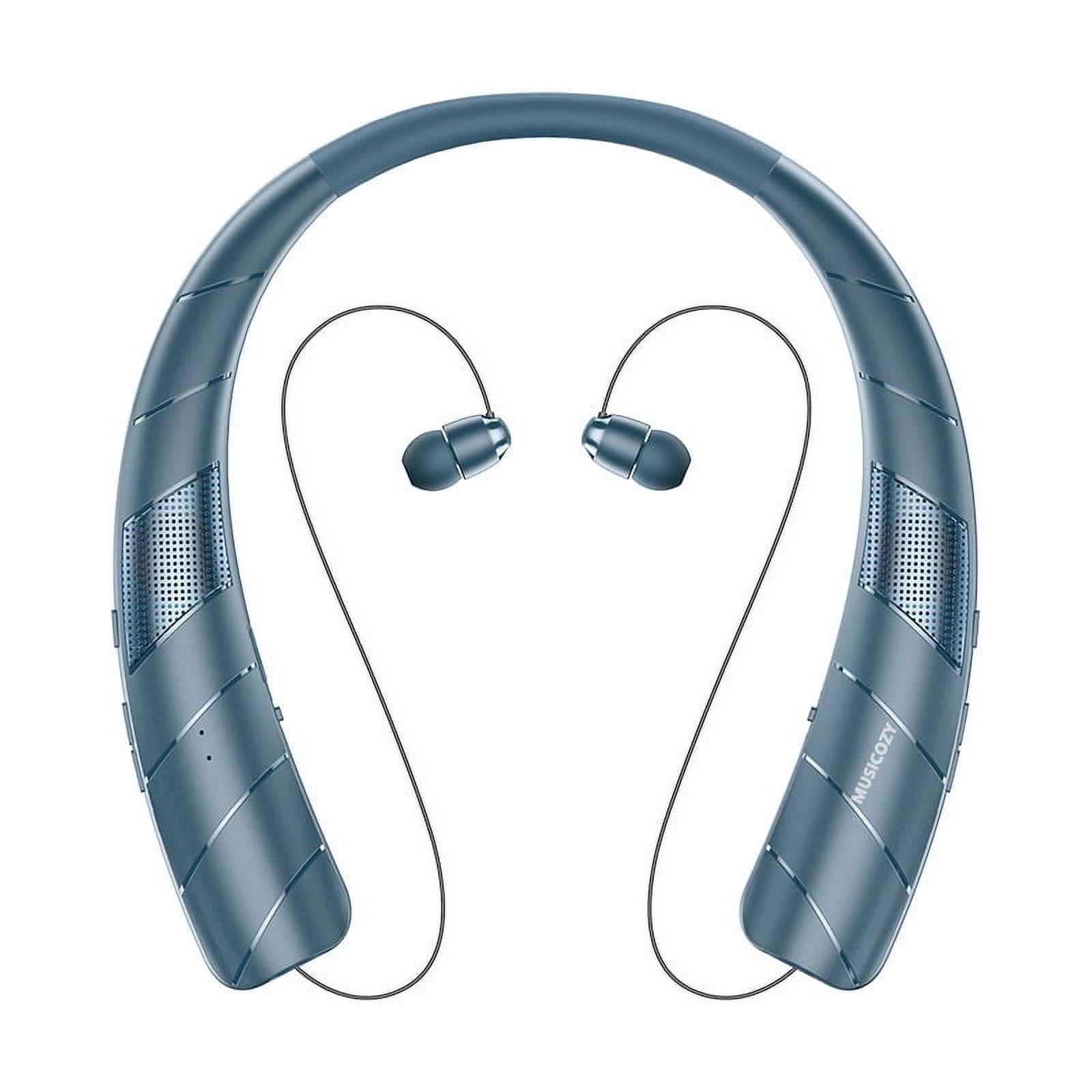 Bluetooth Headphones Speaker 2 in 1,Neckband Bluetooth Headphones with ...