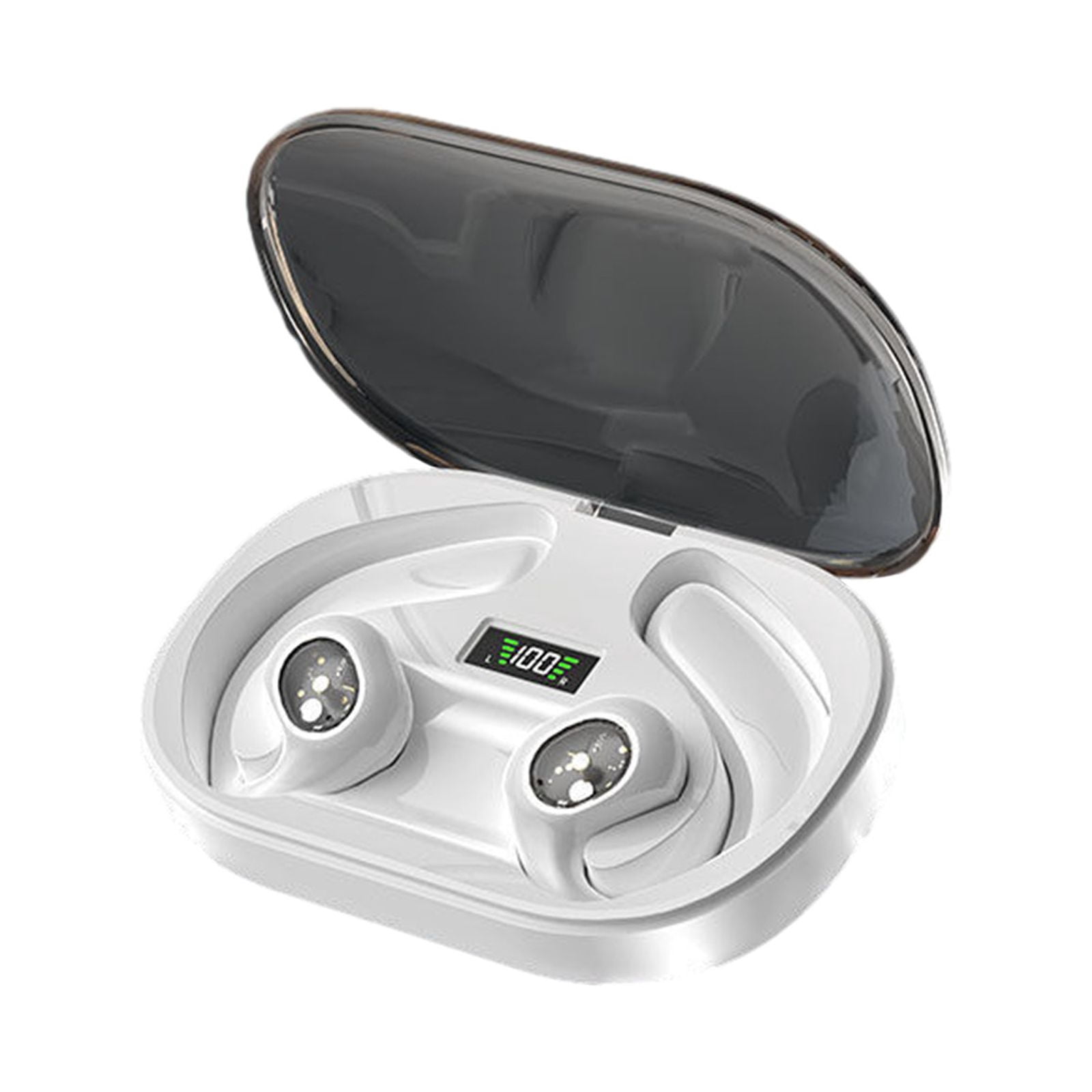 Bluetooth Headphones Touches LED Digital Display Screen 5.3 Bluetooth ...