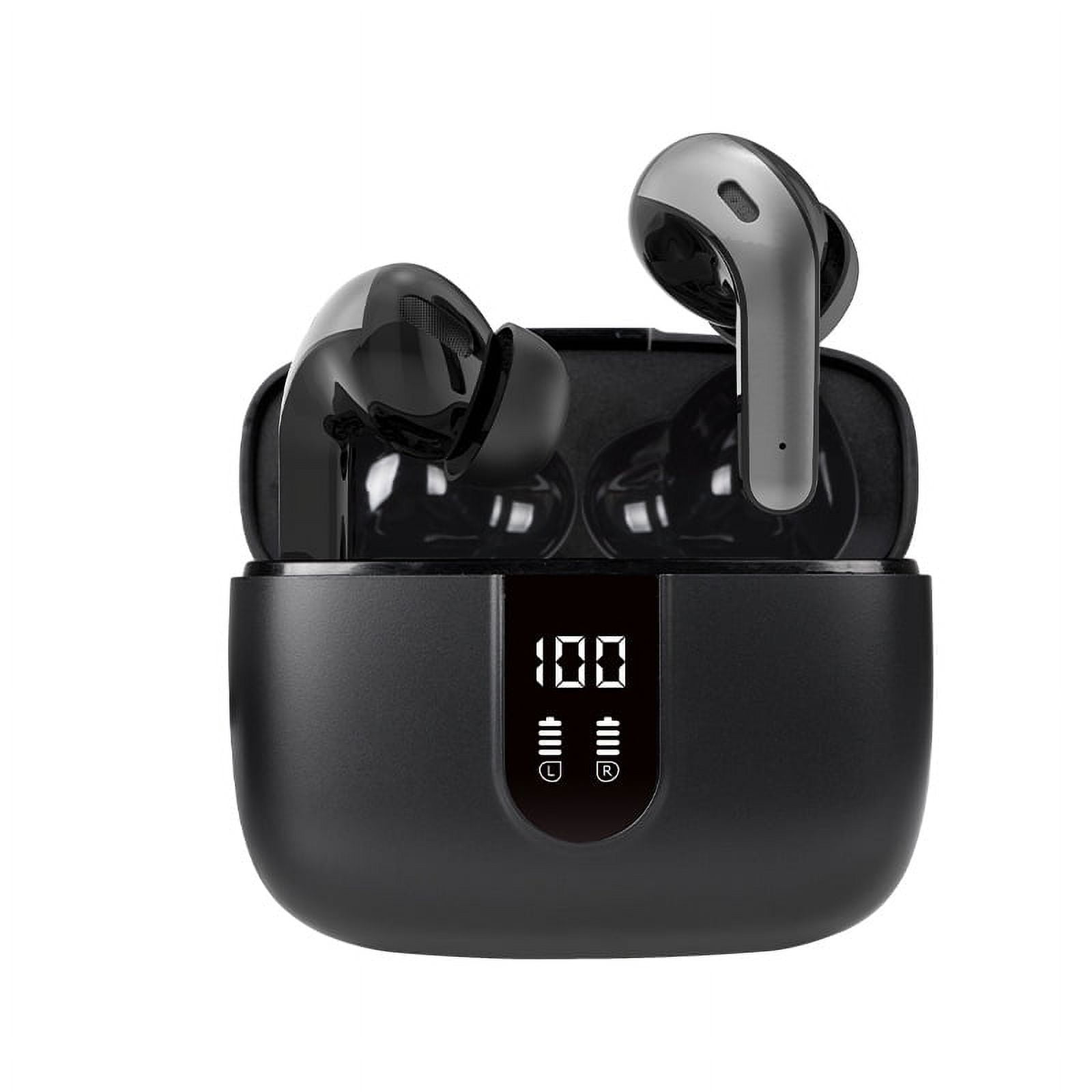 Bluetooth Headphones True Wireless Earbuds 60H Playback LED Power ...