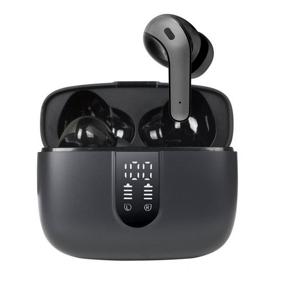 Bluetooth Headphones True Wireless Earbuds, LED Power Display Earphones ...