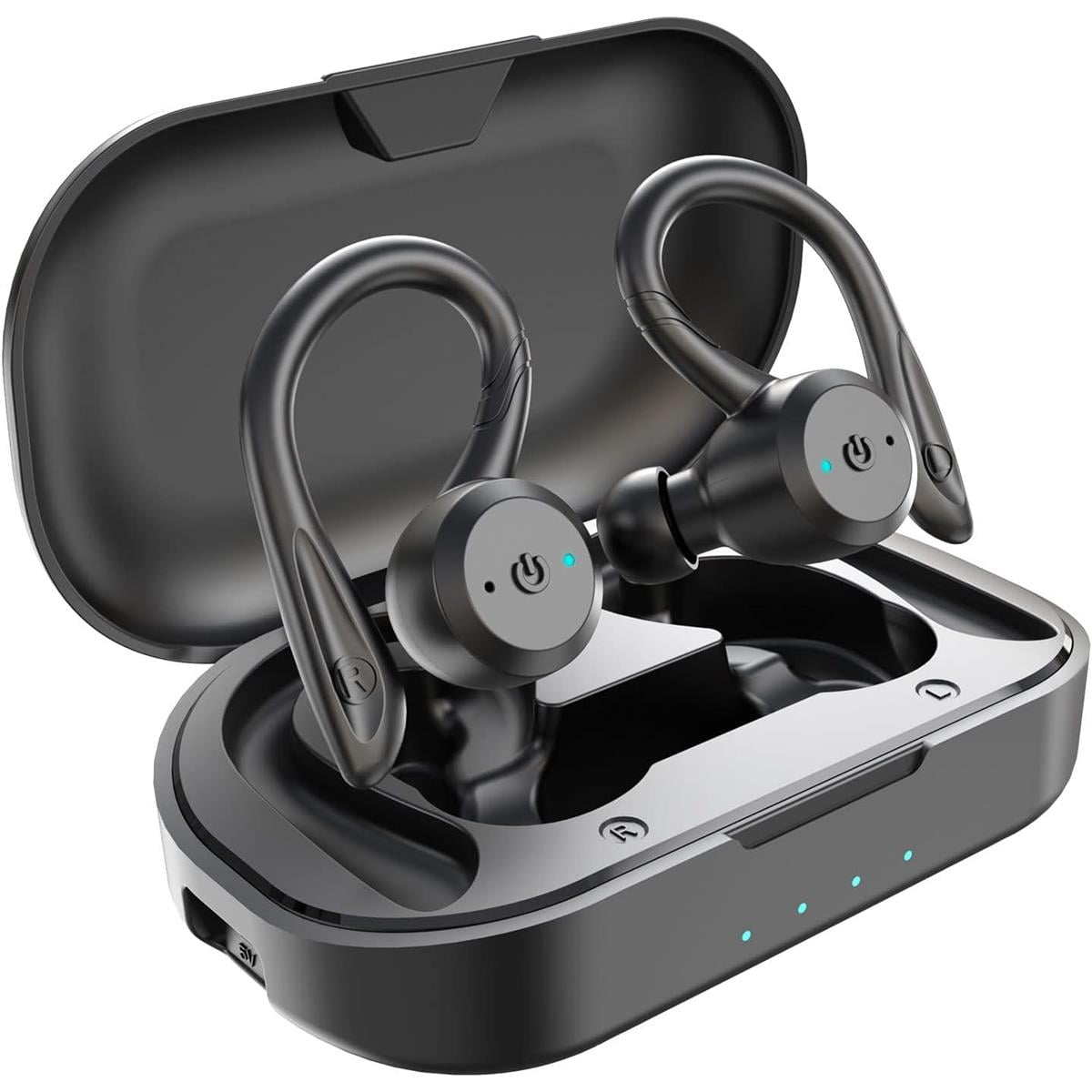 Bluetooth Headphones True Wireless Earbuds with Charging Case IPX7 ...