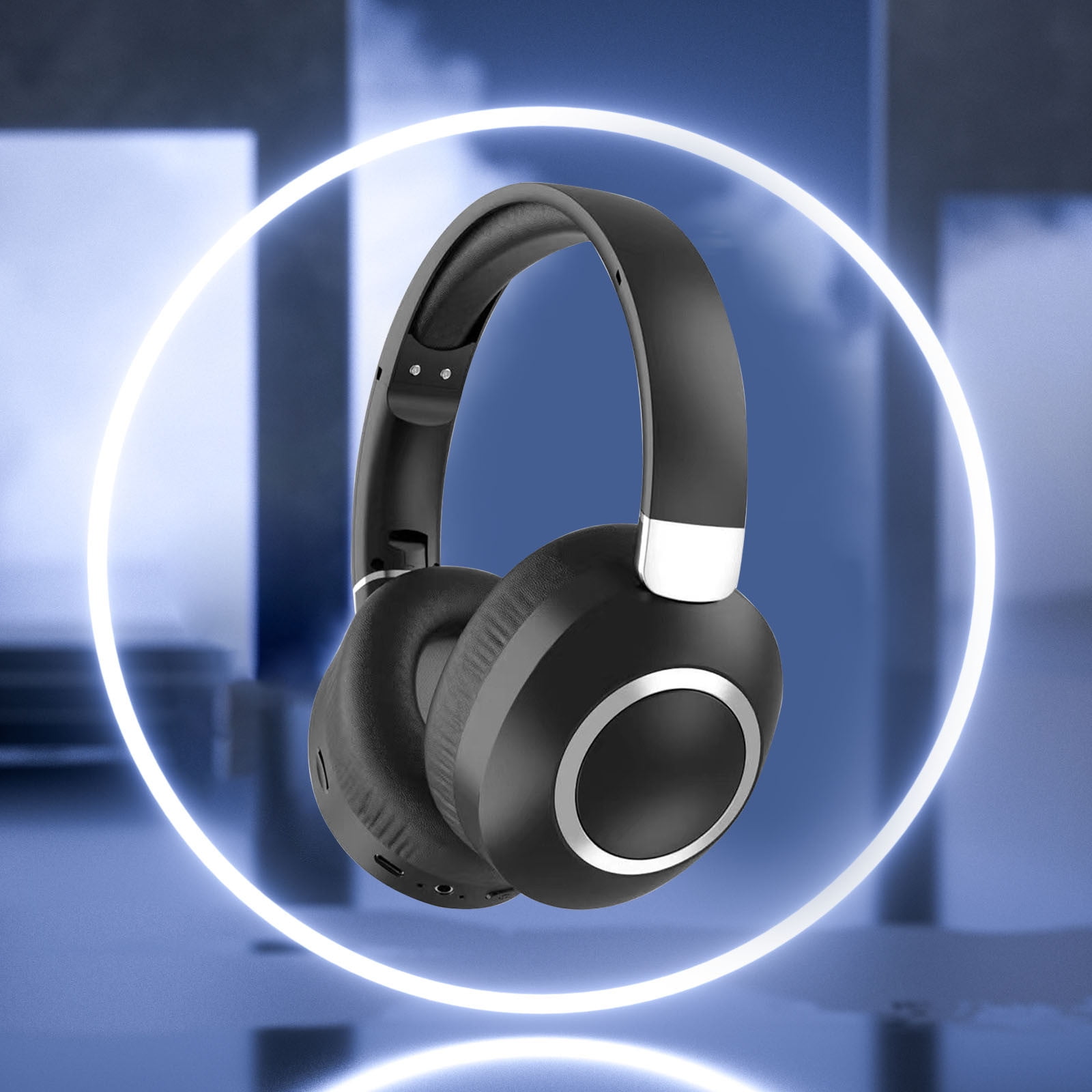 Bluetooth Headphones Wireless, Bluetooth 5.3 Over-Ear Headset, Hi-Fi ...