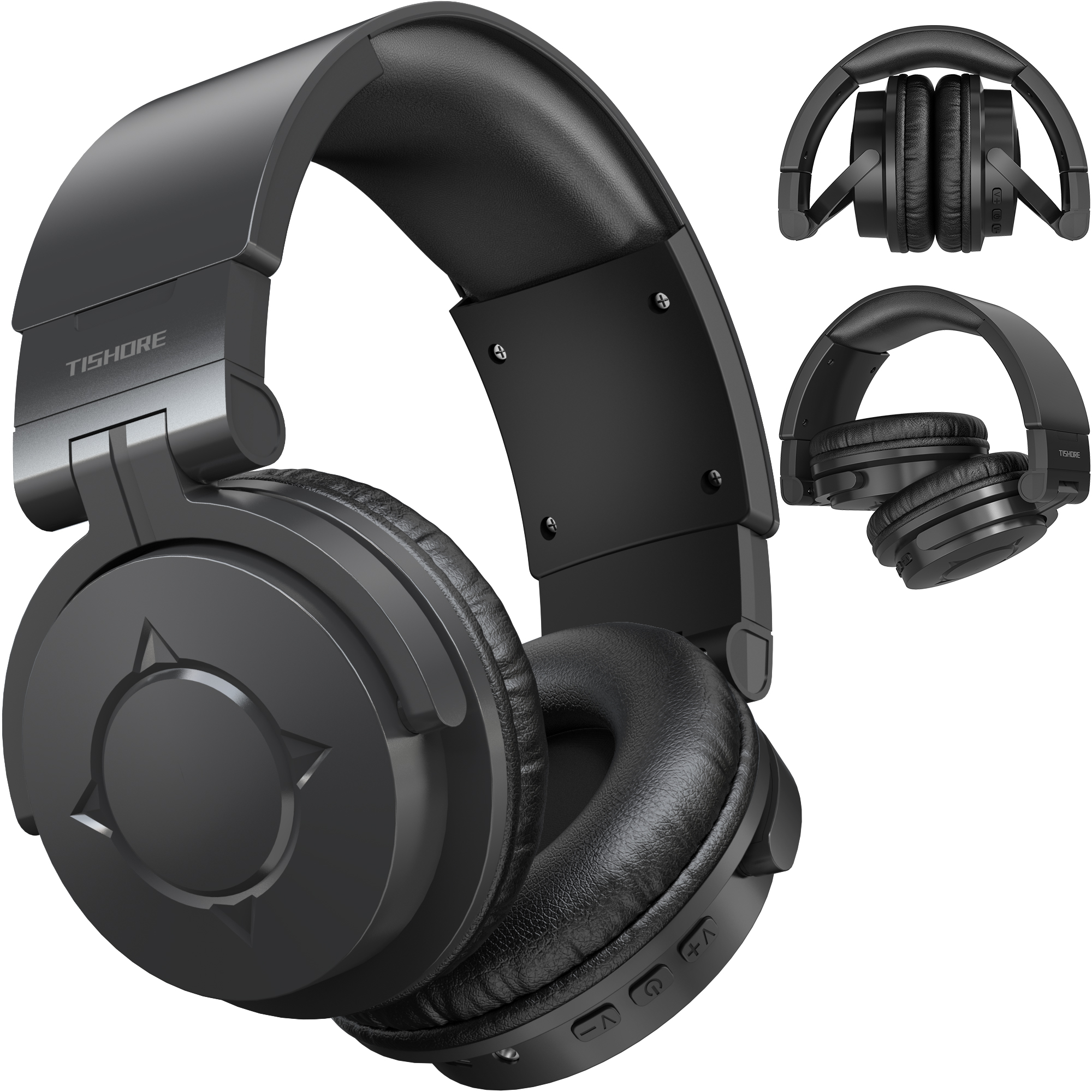 onn. Wireless On-Ear Headphones With Rotating Boom Microphone - Walmart.com
