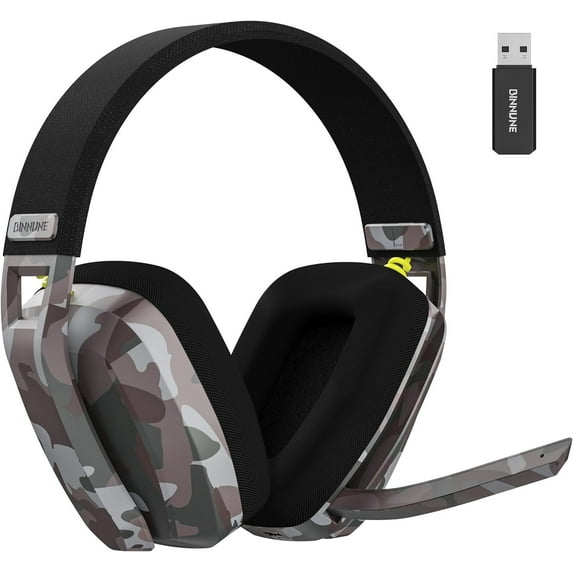 Bluetooth Headset 5.3/2.4G Dual Mode BW06 Overhead Gaming Earphones ...