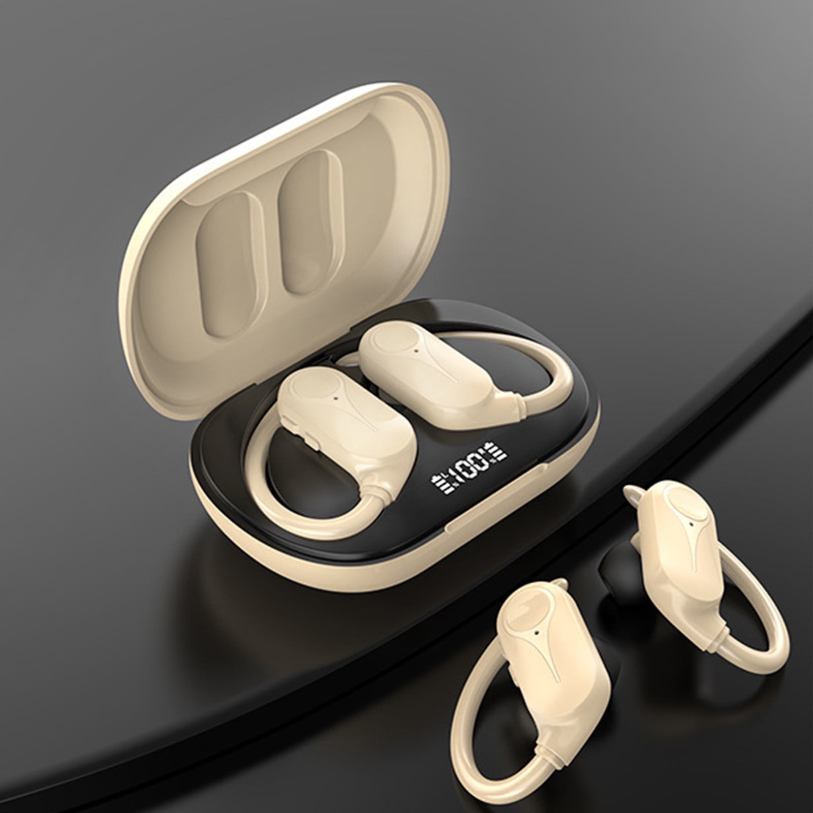 Bluetooth Headset 5.3 Ear Mounted Business HIFI Sound Quality Long ...