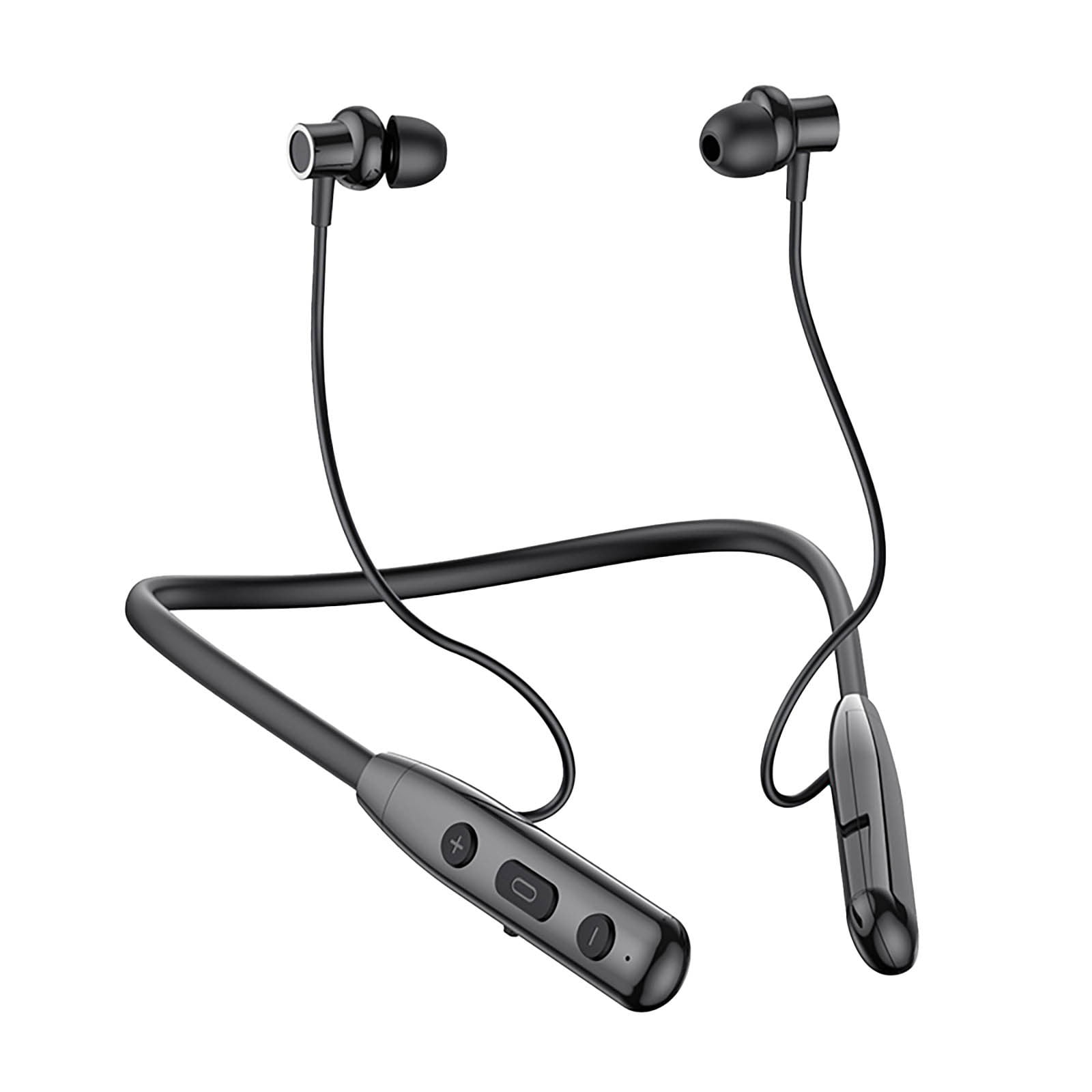 Bluetooth Headset - 50H Battery Neckband Design, IPX5 Waterproof, for ...