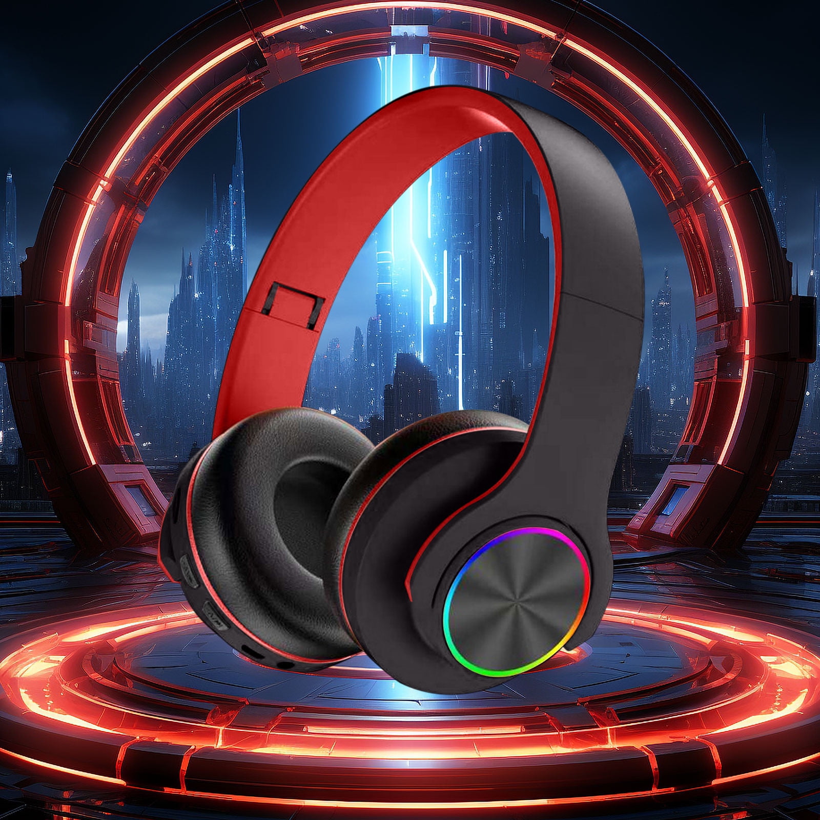 Bluetooth Headset – Bluetooth Headphones Wireless Earbuds Over Ear ...