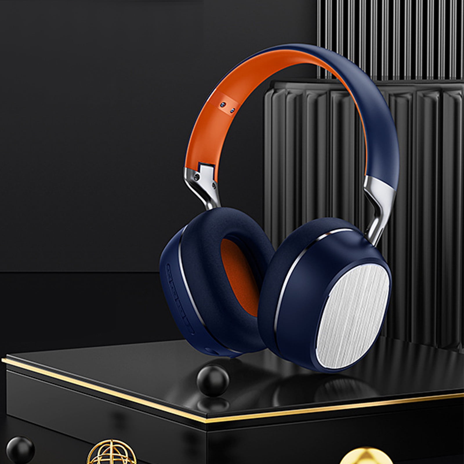 Bluetooth Headset, Headworn Foldable Over Ear, Clear Sound Noise ...
