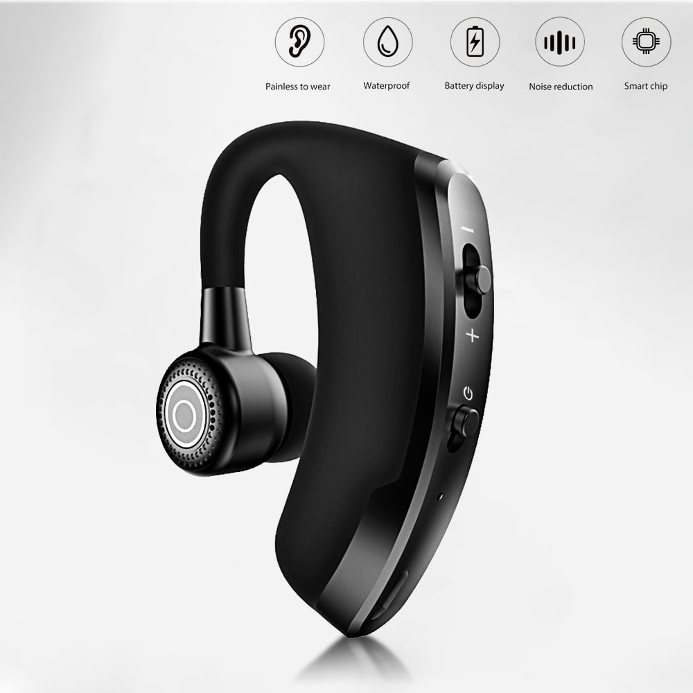 Bluetooth Headset Mic Noise Cancelling, Wireless Bluetooth Earpiece V4 ...