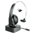 Bluetooth Headset with Microphone, Noise Canceling Wireless On Ear ...