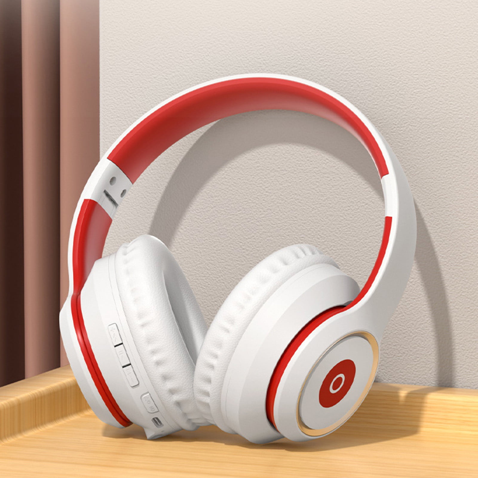 Bluetooth Headset,Noise-Canceling Earbuds,Lightweight,Full-ear Muffs ...