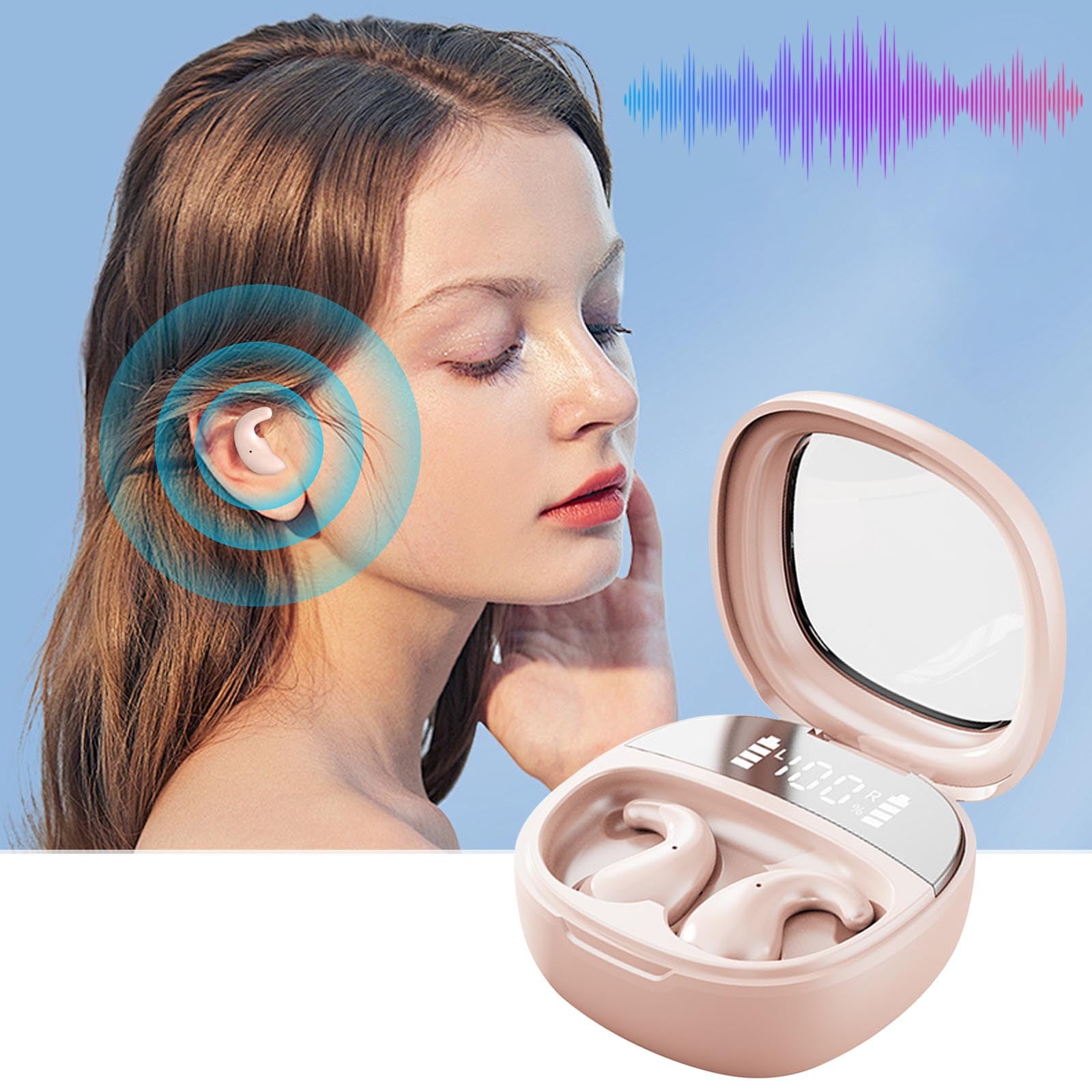 Bluetooth Headset, Sleep Invisible Bluetooth Earphones Border Small ...