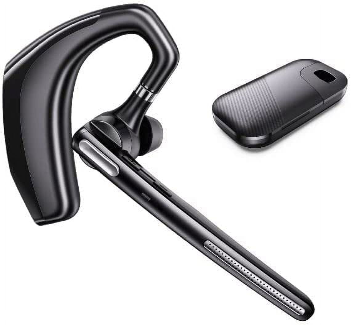 V5.1 Wireless Bluetooth Headset with Noise Canceling Mic, 110Hrs Work time, for PCs and Phones ...