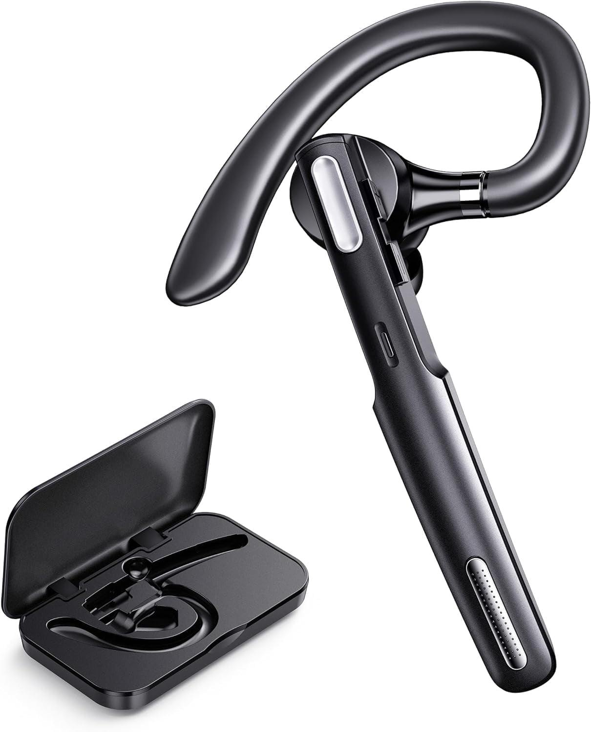 Wireless Bluetooth 5.0 Headset with Mic, for Office/Business/Driving ...