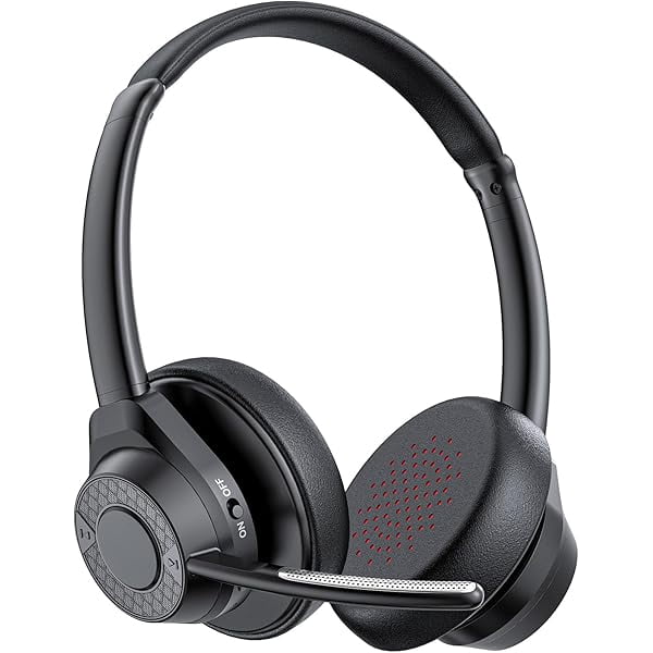 Bluetooth Headset, Wireless Bluetooth V5.4 Headphones with Microphone ...