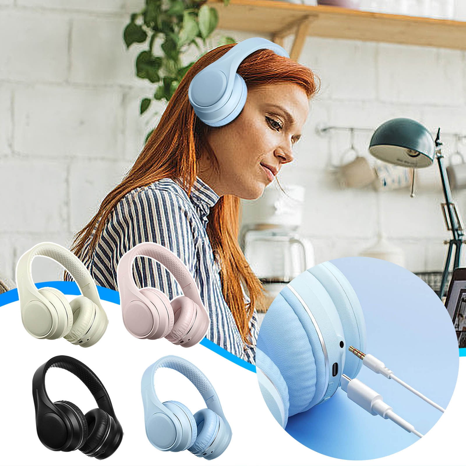 Bluetooth Headset,Wireless Earbuds with Retractable Design,Sports ...