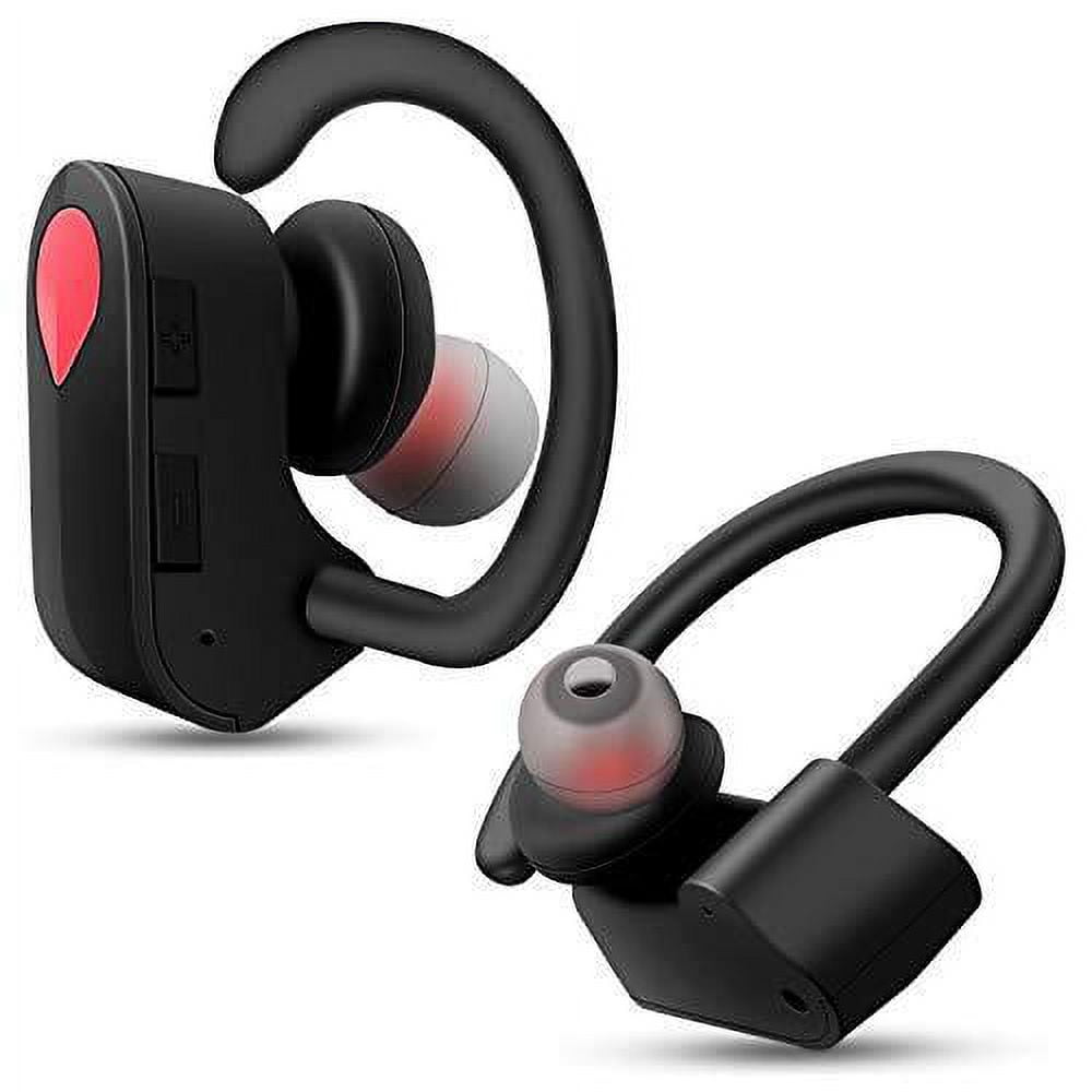 Bluetooth Headset Wireless Earphones Earbuds Stereo Ear Hook - Walmart.com