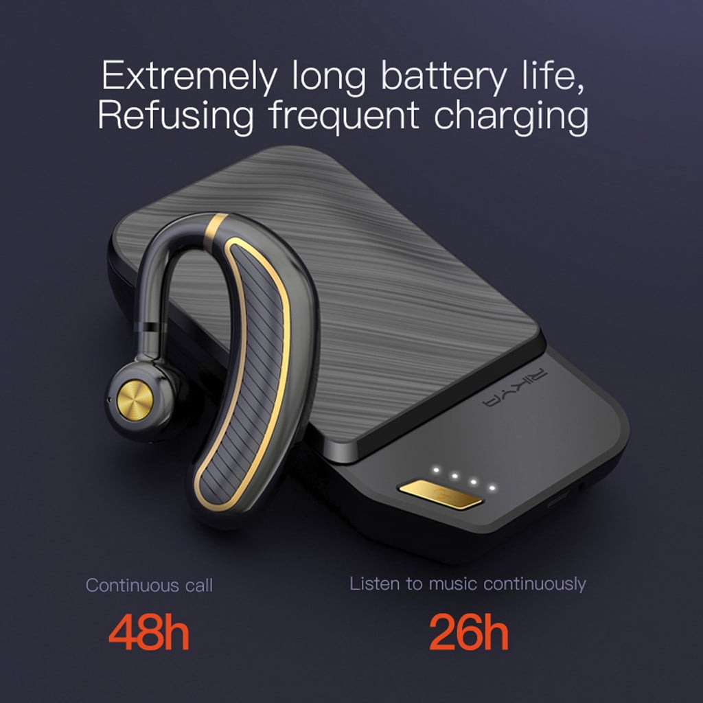 Bluetooth Headset with HD Mic [Long Standby, Business Style] Wireless ...