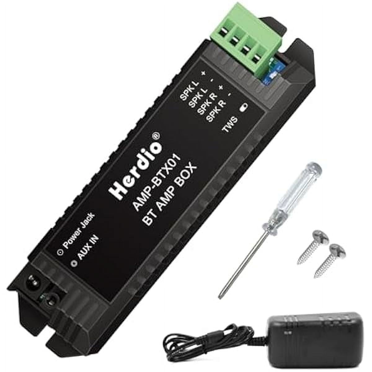 Bluetooth Home Audio Amplifier 2.0 Channel Receiver System for Passive ...