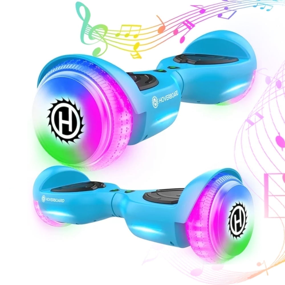 Bluetooth Hoverboard for Kids 6-12, 6.5" Colorful Luminous Wheels, Max ...