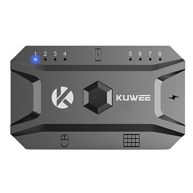 Bluetooth Hub USB 5.0 Converter, Wired Keyboard & Mouse to Wireless Hub ...